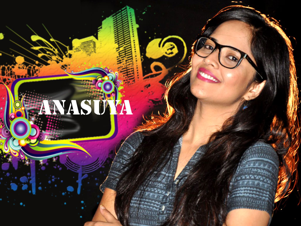 Anasuya HQ Wallpapers | Anasuya Wallpapers - 30322 - Oneindia Wallpapers